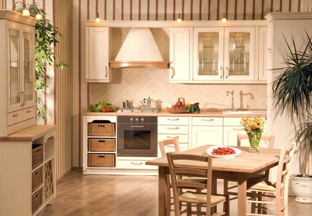 Styl rustykalny w kuchni – pomysły aranżacyjne